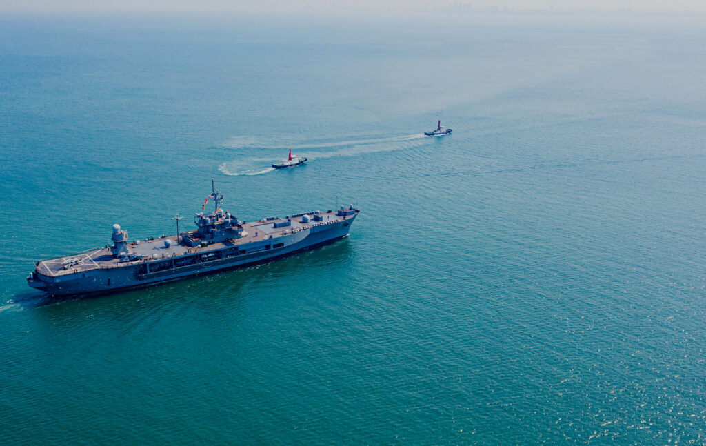 navy-aircraft-carrier-open-sea-aerial-view-battleship-military-sea ...